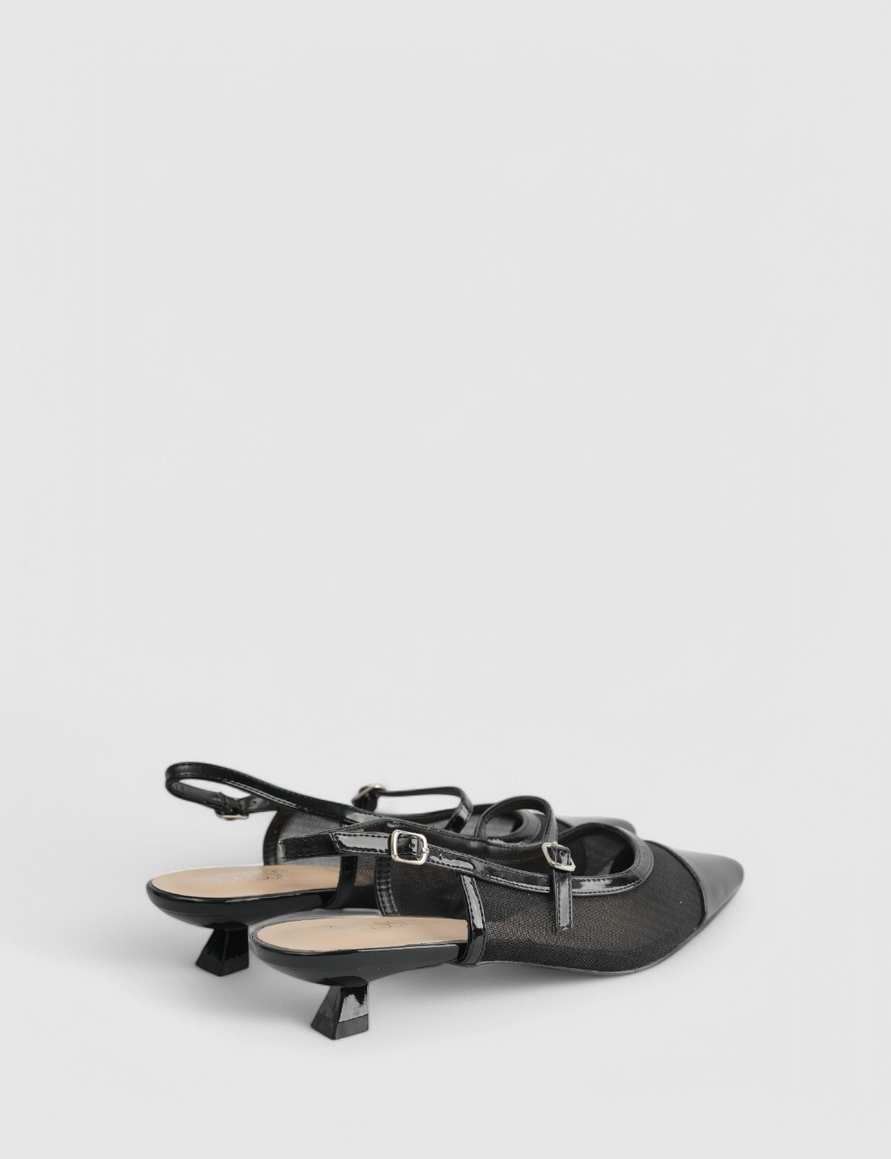 Escarpins Noirs pour Femme en Tunisie Talon bas - Joliesse